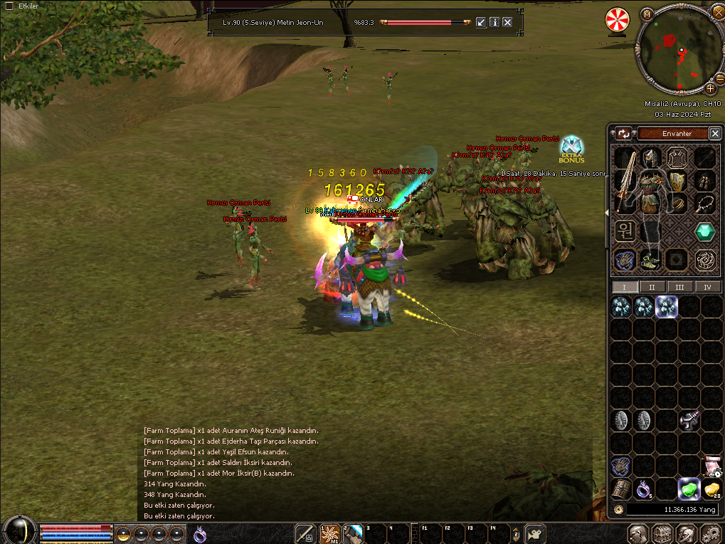 162k max hasar 89 level savascı - 209073 | Misali2Satış