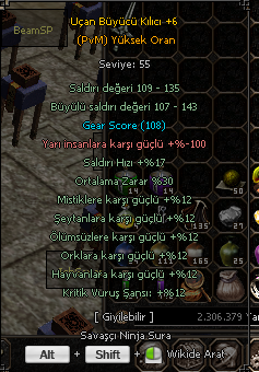 +6 UÇAN BÜYÜCÜ KILICI YÜKSEK PVM SATILIR - 580821 | Misali2Satış