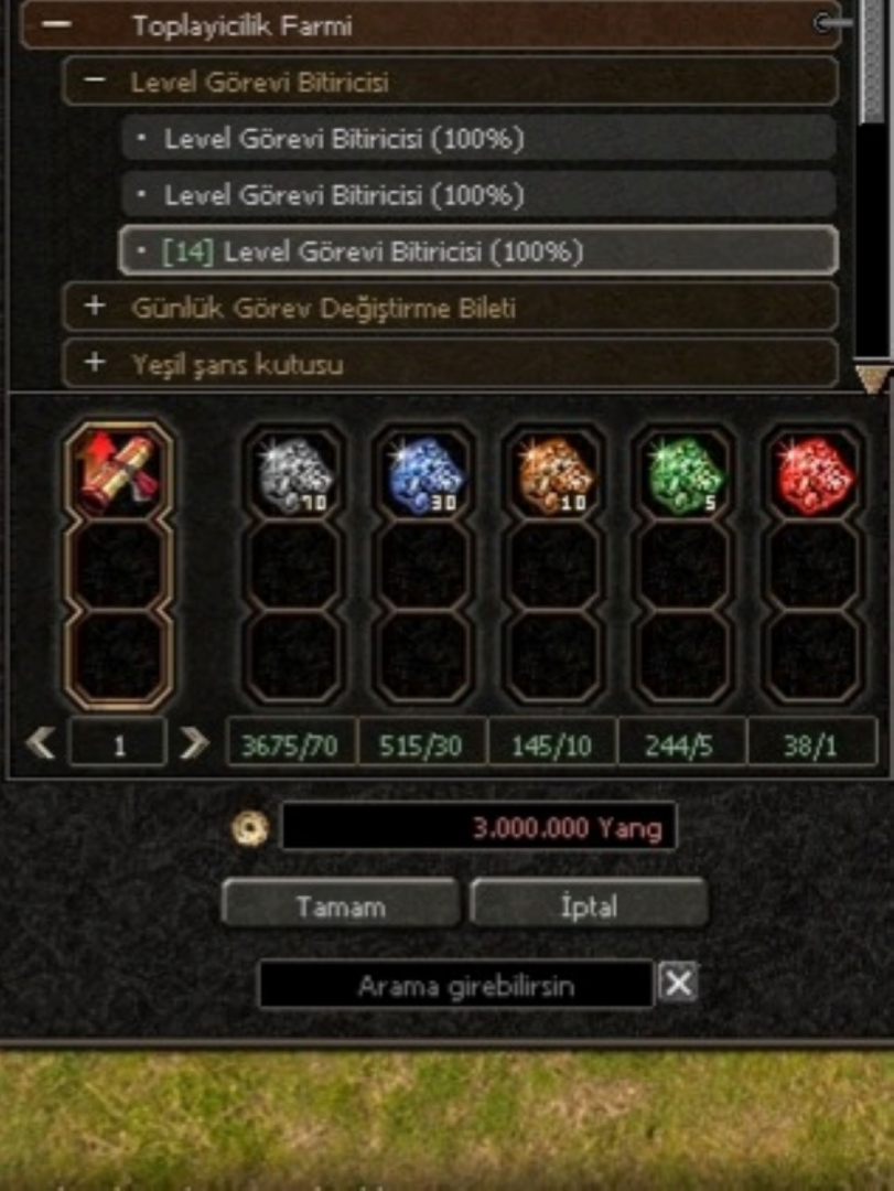 LEVEL GÖREVİ BİTİRİCİ - 397210 | Misali2Satış